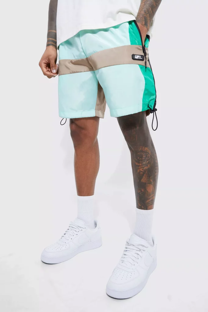 Elevate Your Style with Elasticated Waist Relaxed Fit Colour Block ...